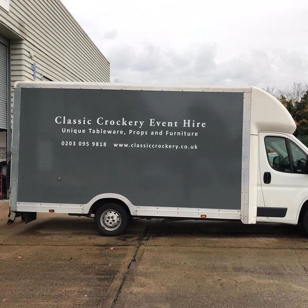 Vinyl Graphics for a Large Van | Five Fish Ltd